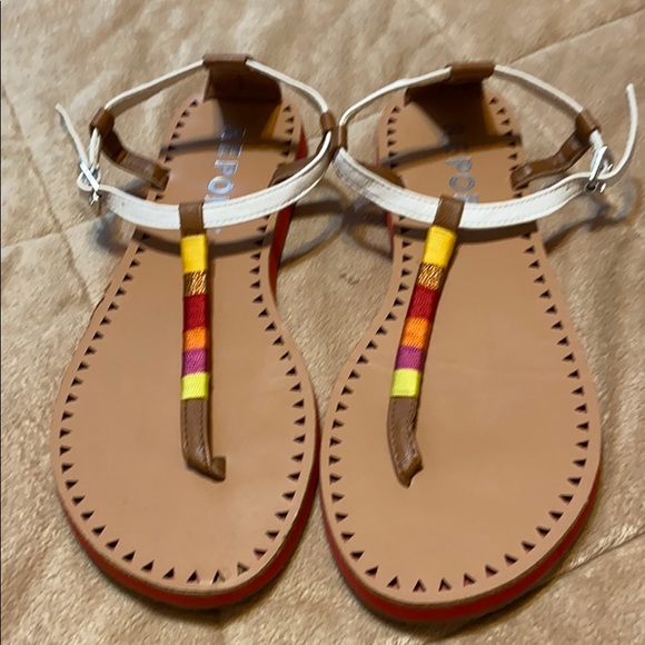 Report | Shoes | Report Multi Color Sandals | Poshmark